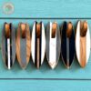 Surfboard Towel Rack (Tropical Decor) - Rustic Sea Relics